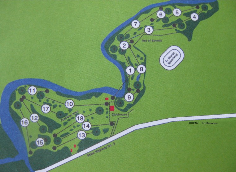 Course Map – Te Marua Golf Club